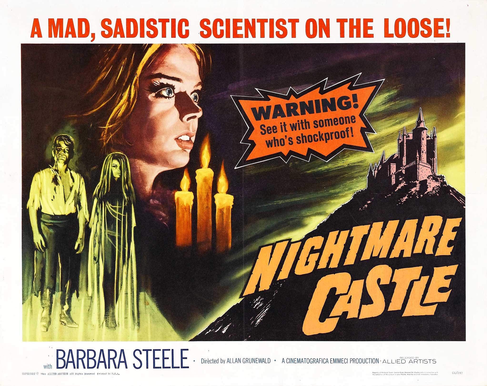 HHT - Saturday Fright Special: Nightmare Castle (1965) - Pasadena Media