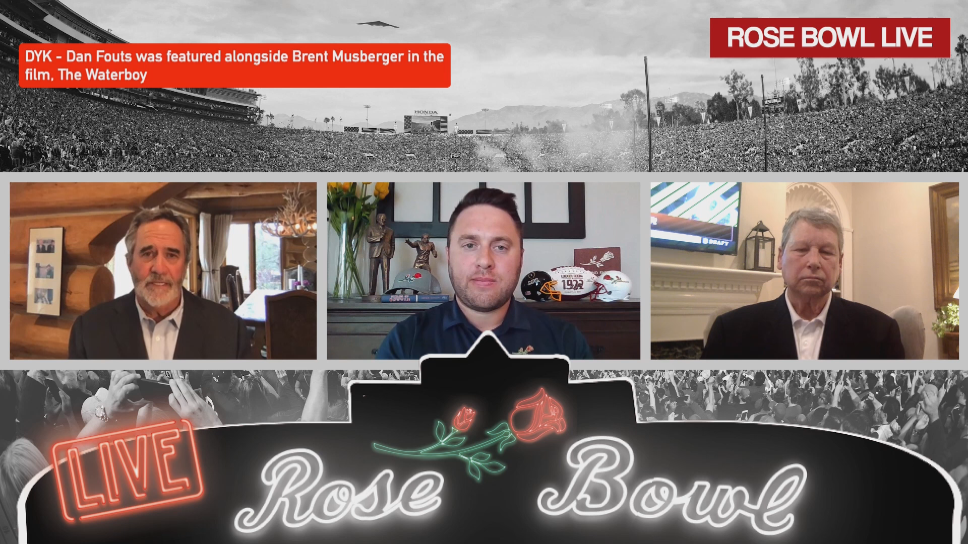 Rose Bowl LIVE: Dan Fouts and Tim Brant - Pasadena Media